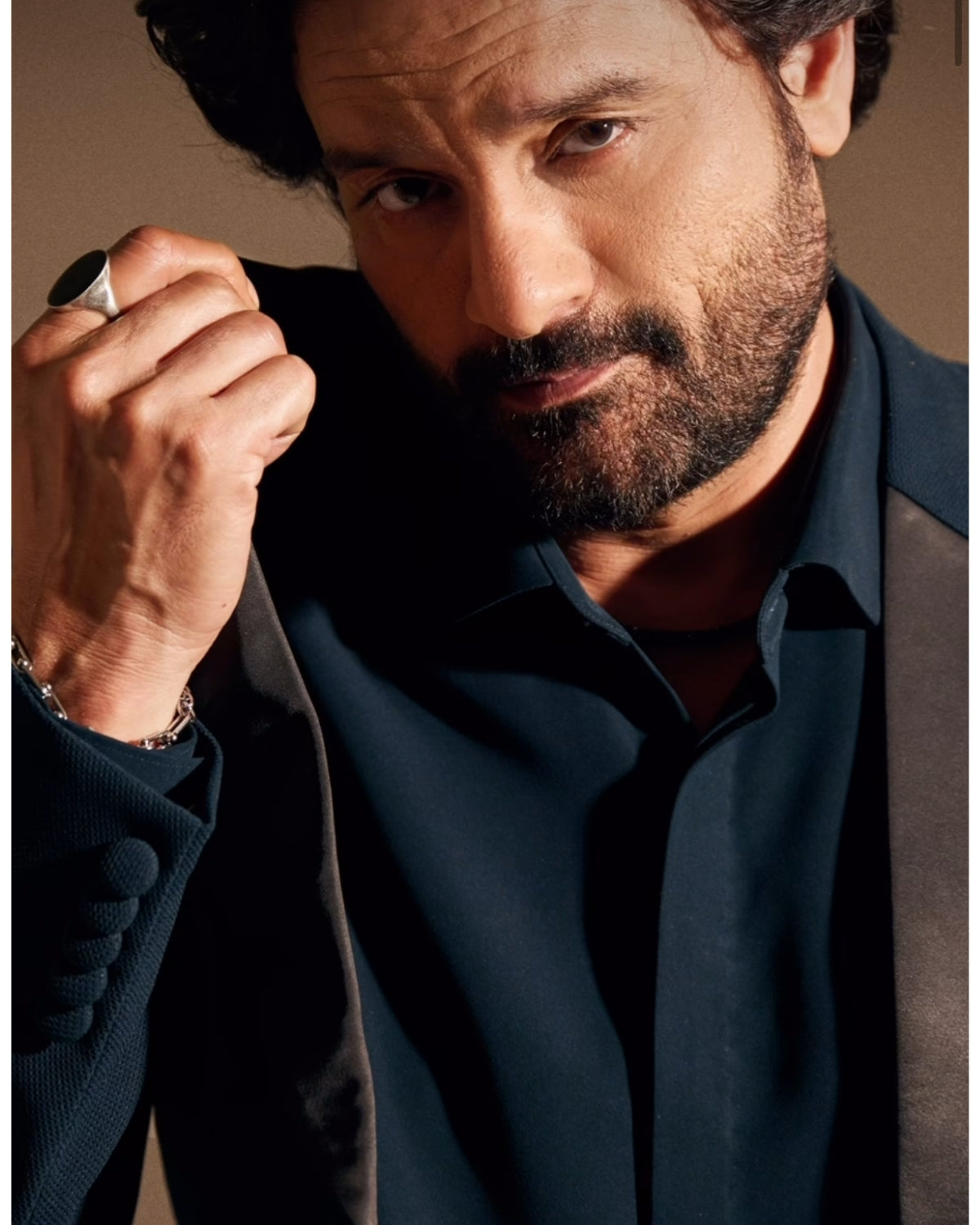 Buy Noir Jaideep Ahlawat in Classic Enamel Ring - Azga