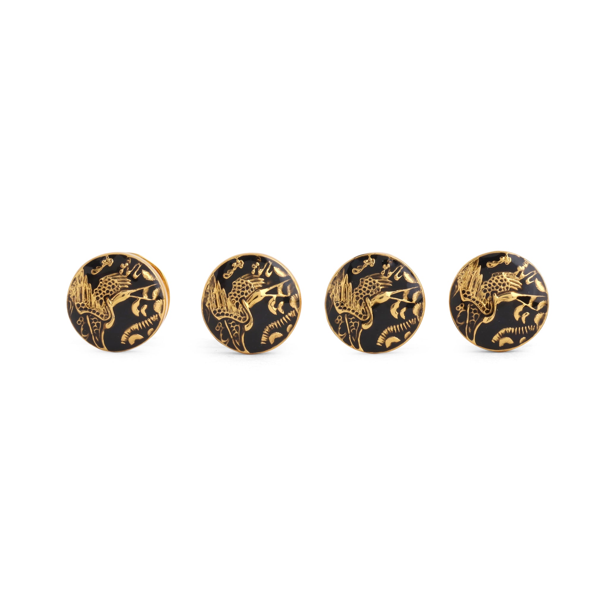 Kutch Kurta Buttons enamel gold plated kurta buttons for men