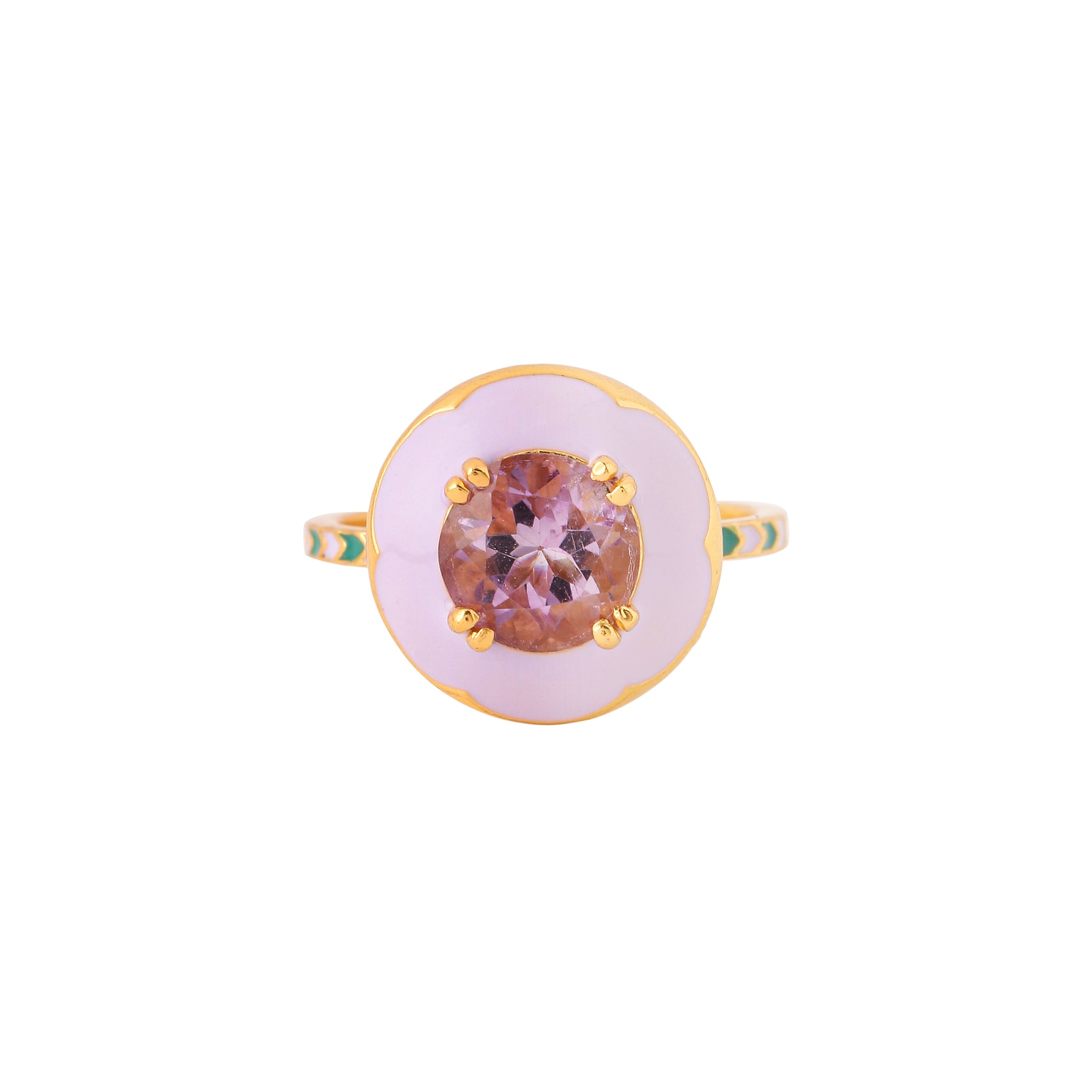 Buy Lavender Palma Ring Online | AZGA