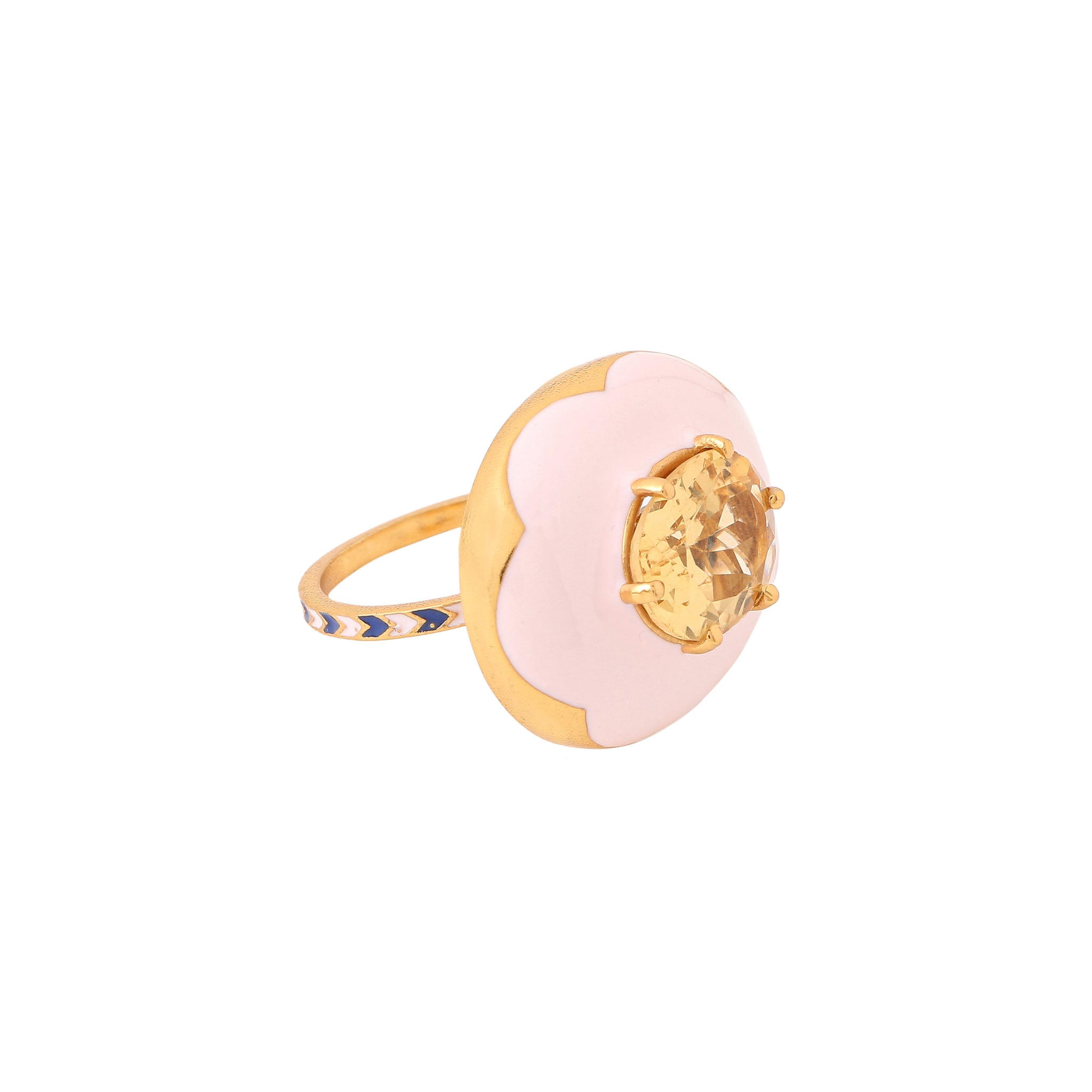 Buy La Pala Ring Soft Pink Online | AZGA