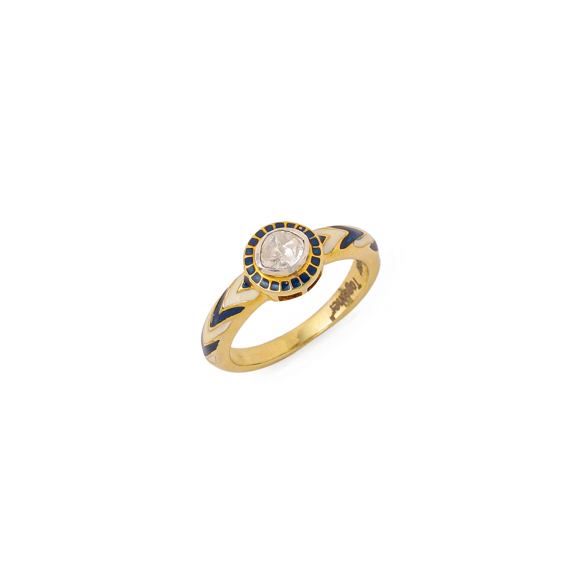 Buy Tila Polki Ring - AZGA