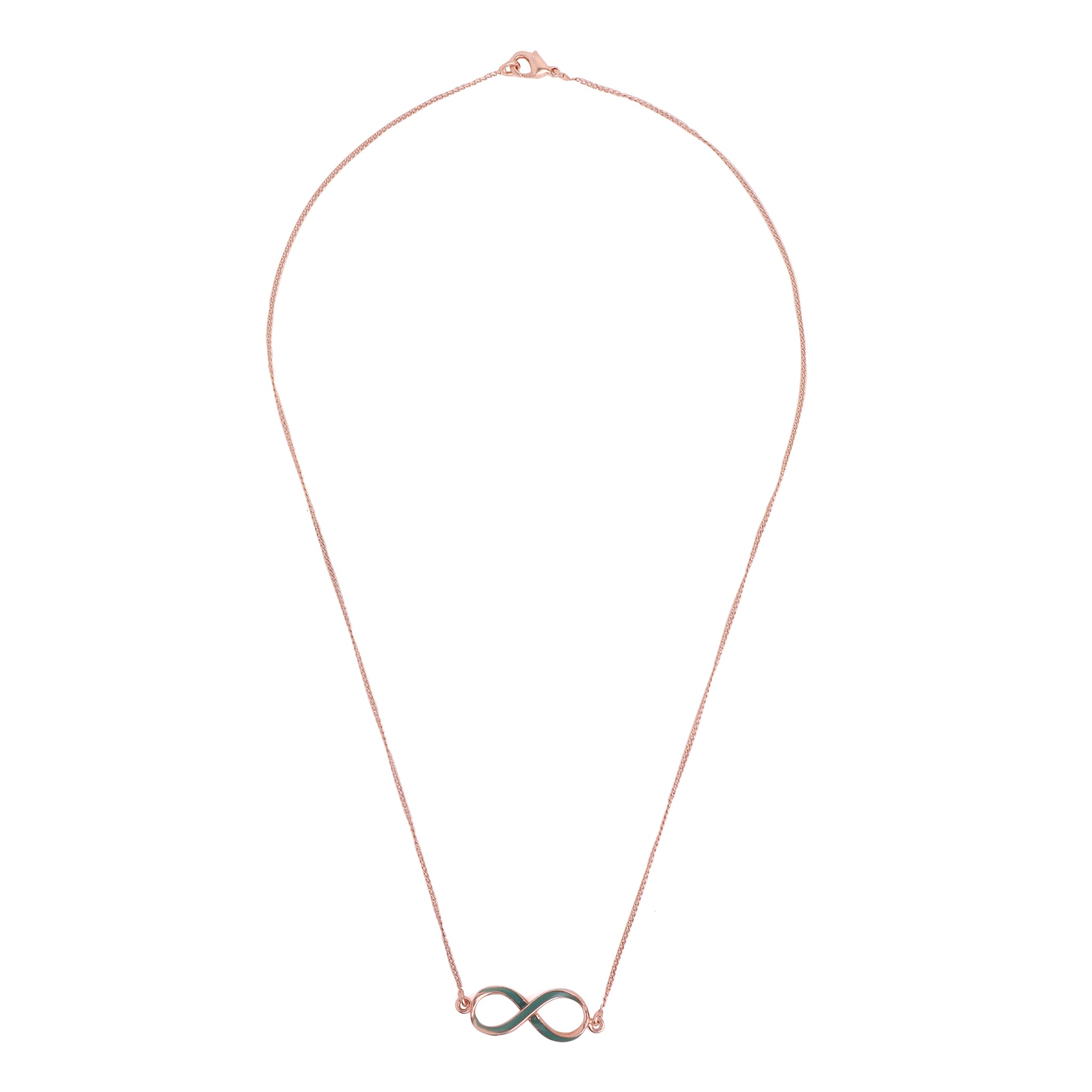 Infinity Neck Chain enamel neck chain for women contemporary necklace ...