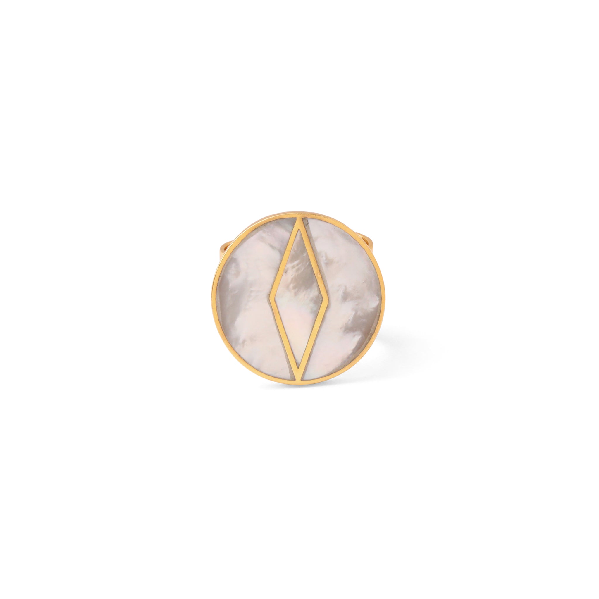 Buy Third Eye Mother of Pearl Ring - AZGA