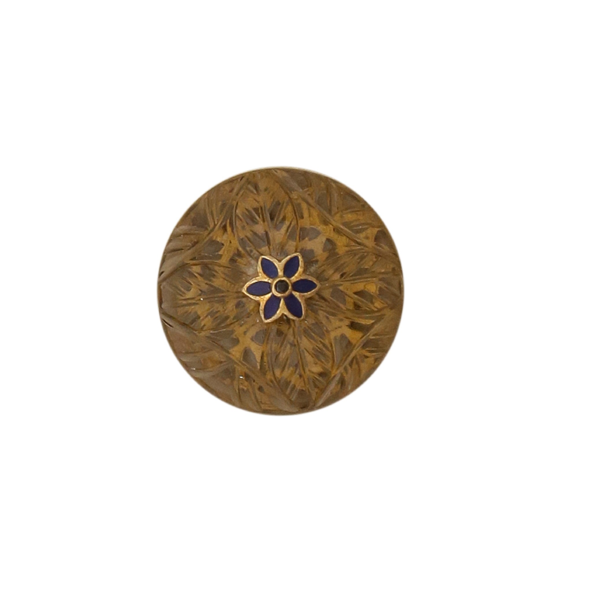 Buy Mughal Carving Button - AZGA